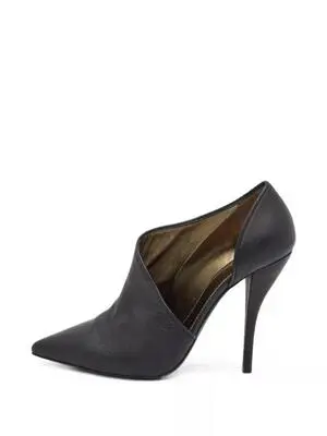 LANVIN Pointed Toe Stiletto Heel Boots With Cutout Details