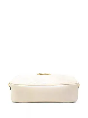 Gucci Gg Marmont Matelassé Calfskin Crossbody Bag - Brown