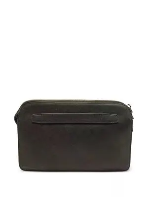 Prada Stripe-detail Clutch Bag