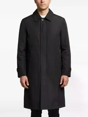 Giorgio Armani Point Collar Button-front Jacket - Black