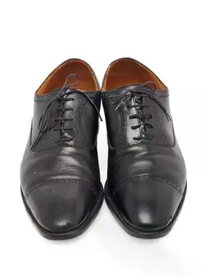 Prada Lace-up Oxford Shoes With Brogue Detailing