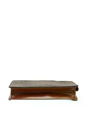 LOUIS VUITTON 2001 Monogram Pochette Homme Clutch Bag - Brown