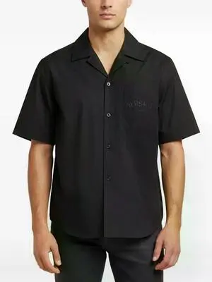 Versace Barocco-print Short-sleeve Shirt
