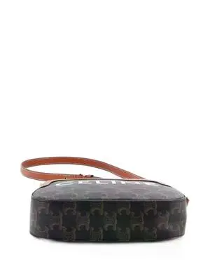 Celine Logo Camera Bag Triomphe Coated Canvas Small Crossbody Bag