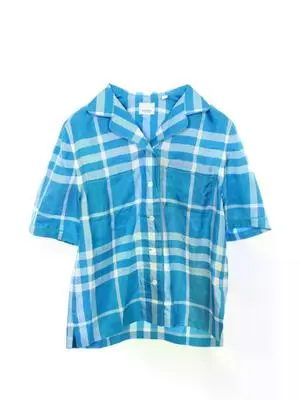 BURBERRY 2020s Check-pattern Short-sleeve Shirt