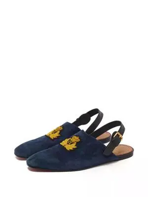 CHRISTIAN LOUBOUTIN Embroidered Slingback Mules