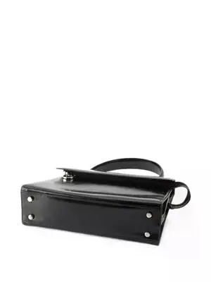 FERRAGAMO 2010-2026 Leather Gancini Top Handle Bag Satchel