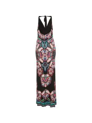 Roberto Cavalli Kaleidoscope Print Maxi Dress
