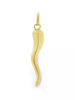 DI VOLPE Cornicello Sapphire Pendant - Gold