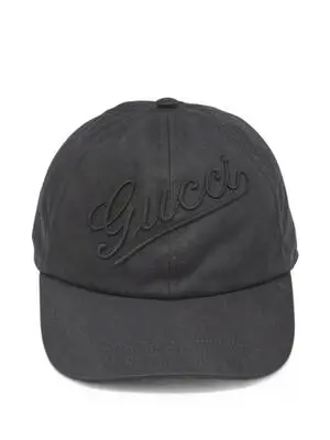 Gucci Logo Embroidered Baseball Cap