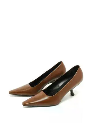 THE ROW Liisa Heeled Pumps - Brown