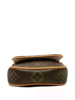 LOUIS VUITTON Monogram Cancun Pochette Crossbody Bag - Brown