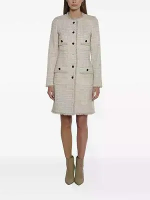 VERONICA VIRTA Tweed Button-front Jacket - Neutrals