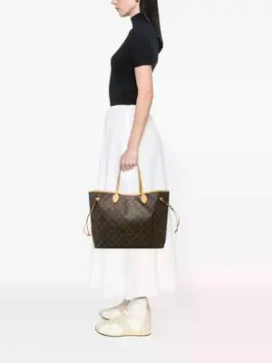 LOUIS VUITTON Monogram Neverfull Gm Tote Bag - Brown