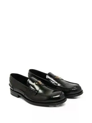 Prada Leather Penny Strap Loafers