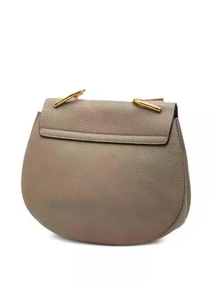 Chloé 2016 Small Grained Calfskin Drew Crossbody Bag - Brown