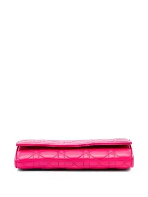 Dior Lambskin Cannage Lady Wallet On Chain Handbag