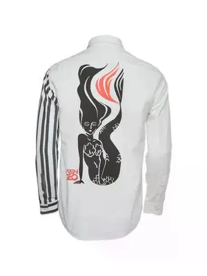 Kenzo Printed Striped Shirt