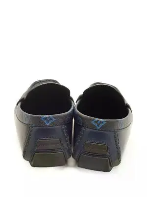LOUIS VUITTON Monte Carlo Logo Loafers - Blue