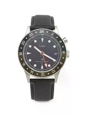TIMEX Waterbury Gmt Stainless Steel Watch - Black
