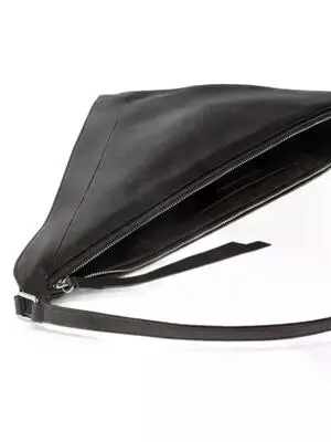 LEMAIRE Pocket Scarf Bag In Shiny Nappa Lambskin - Brown