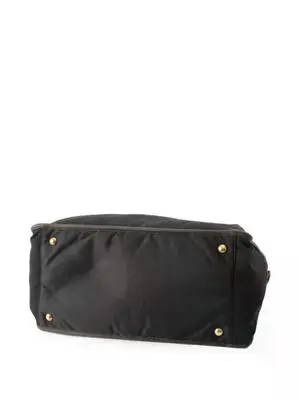 Prada 2000-2026 Tessuto Canapa Logo Satchel