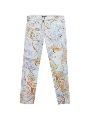 Roberto Cavalli Printed Skinny Trousers