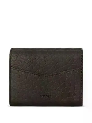 LEMAIRE Gear Tri-fold Wallet In Bubble Lambskin - Brown