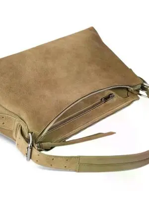 LEMAIRE Suede Leather Belted Bag - Neutrals