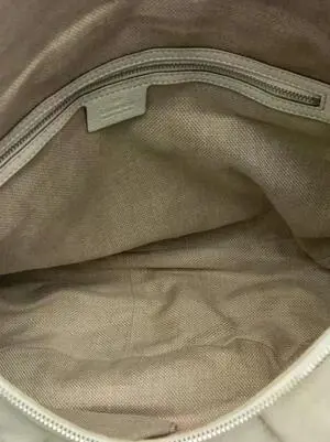 Gucci Calfskin Icon Bit Satchel - White