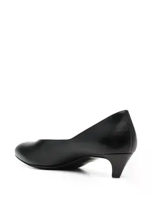 THE ROW Calf Leather Kitten-heel Pumps