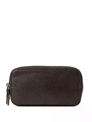PIQUADRO Logo-debossed Zip-around Wallet - Brown