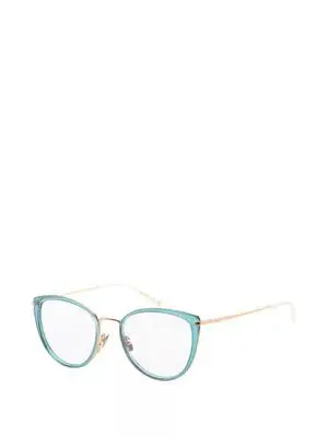 Pomellato Cat Eye Frame Eyeglasses - Blue