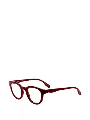 Karl Lagerfeld Round Frame Eyeglasses - Red