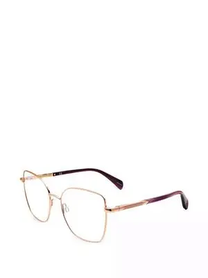 Rag & Bone Geometric-frame Glasses - Gold