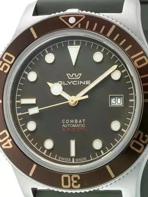 GLYCINE Combat Sub 42mm Automatic Watch - Green