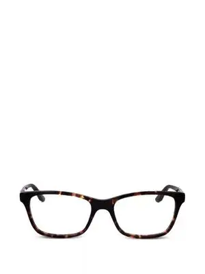 Under Armour Tortoiseshell-effect Rectangle-frame Glasses - Brown