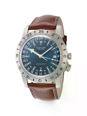 GLYCINE Airman The Chief 40mm Watch - Blue