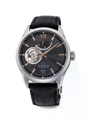 ORIENT Star Semi Skeleton 39mm Watch - Black