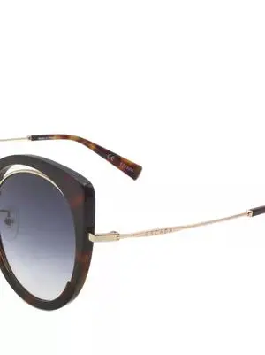 Escada Tortoiseshell-effect Cat-eye Sunglasses - Brown