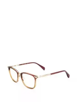Rag & Bone Square-frame Glasses - Gold