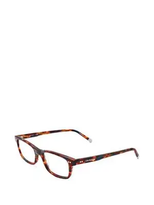 Calvin Klein Rectangle-frame Glasses - Brown
