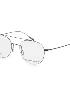 Porsche Design Double-bridge Round-frame Glasses