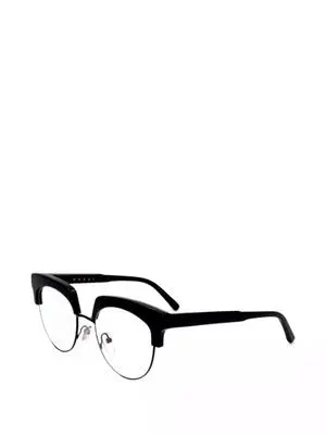 Marni Round-frame Glasses - Black