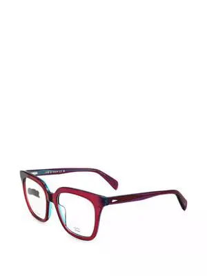 Rag & Bone Squared-frame Glasses - Red