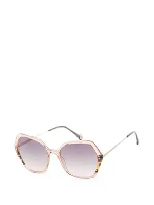 Carolina Herrera Geometric-frame Sunglasses - Pink