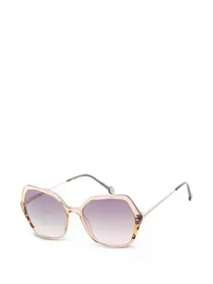 Carolina Herrera Geometric-frame Sunglasses - Pink