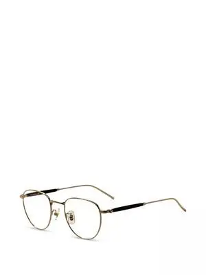 Montblanc Geometric-frame Glasses - Gold