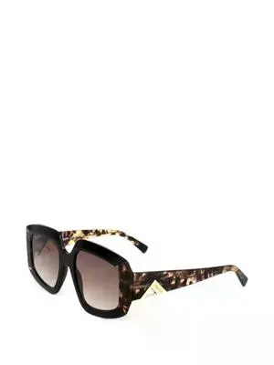 Missoni Geometric-frame Tortoiseshell Sunglasses - Black