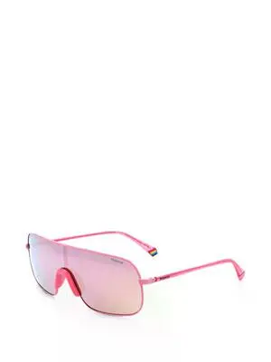 POLAROID Geometric-frame Polarised Sunglasses - Pink